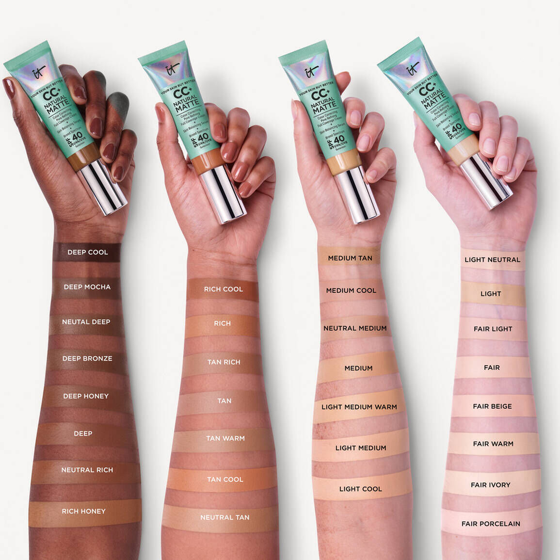 CC+ Cream Natural Matte Foundation SPF 40 - IT Cosmetics